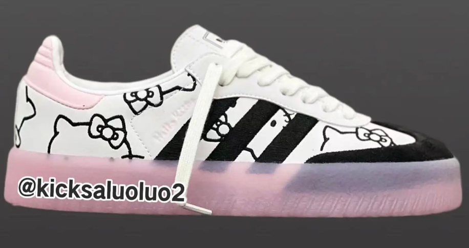 A Sneak Peek at the Hello Kitty x adidas Samba – CrepProtect EU A Sneak Peek at the Hello Kitty x adidas Samba – CrepProtect EU