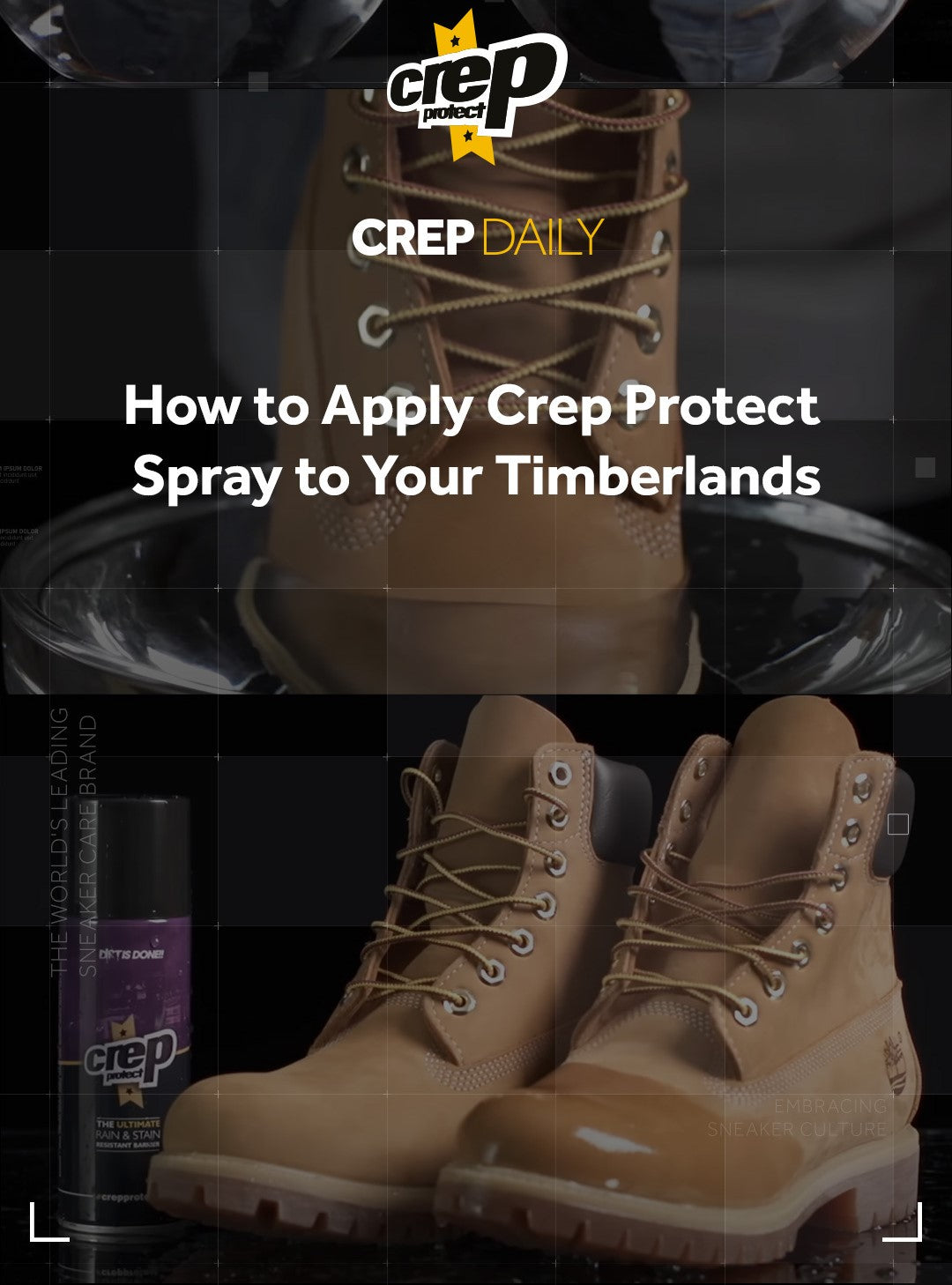 How to Apply Crep Protect Spray to your Timberlands – CrepProtect EU