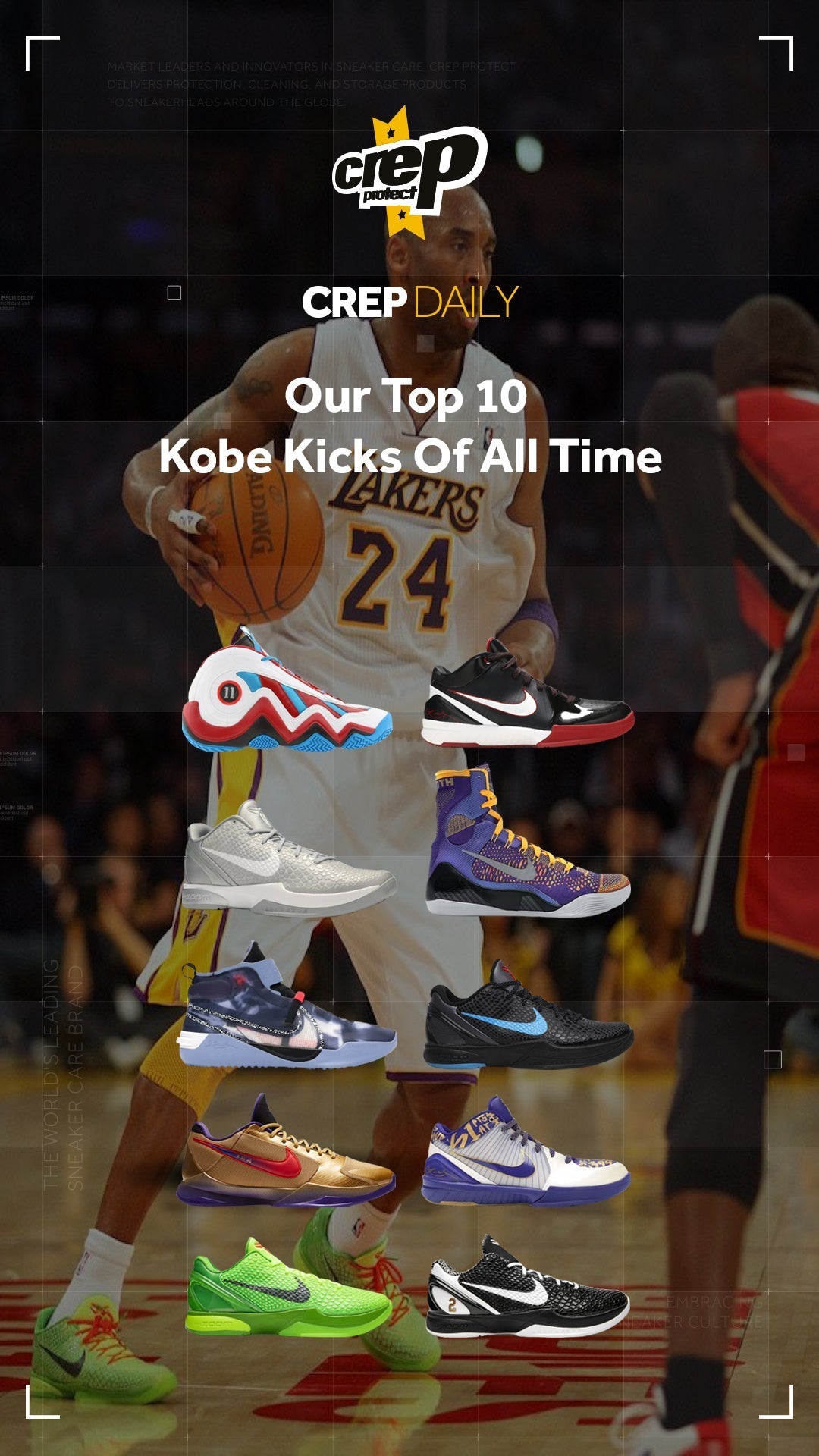 Our Top 10 Kobe Kicks Of All Time – CrepProtect EU