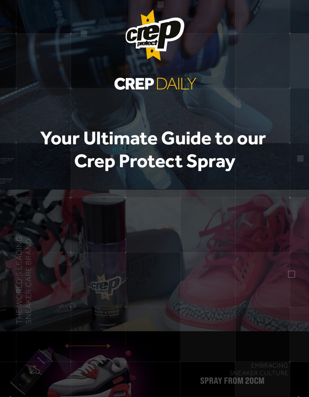Your Ultimate Guide to our Crep Protect Spray – CrepProtect EU